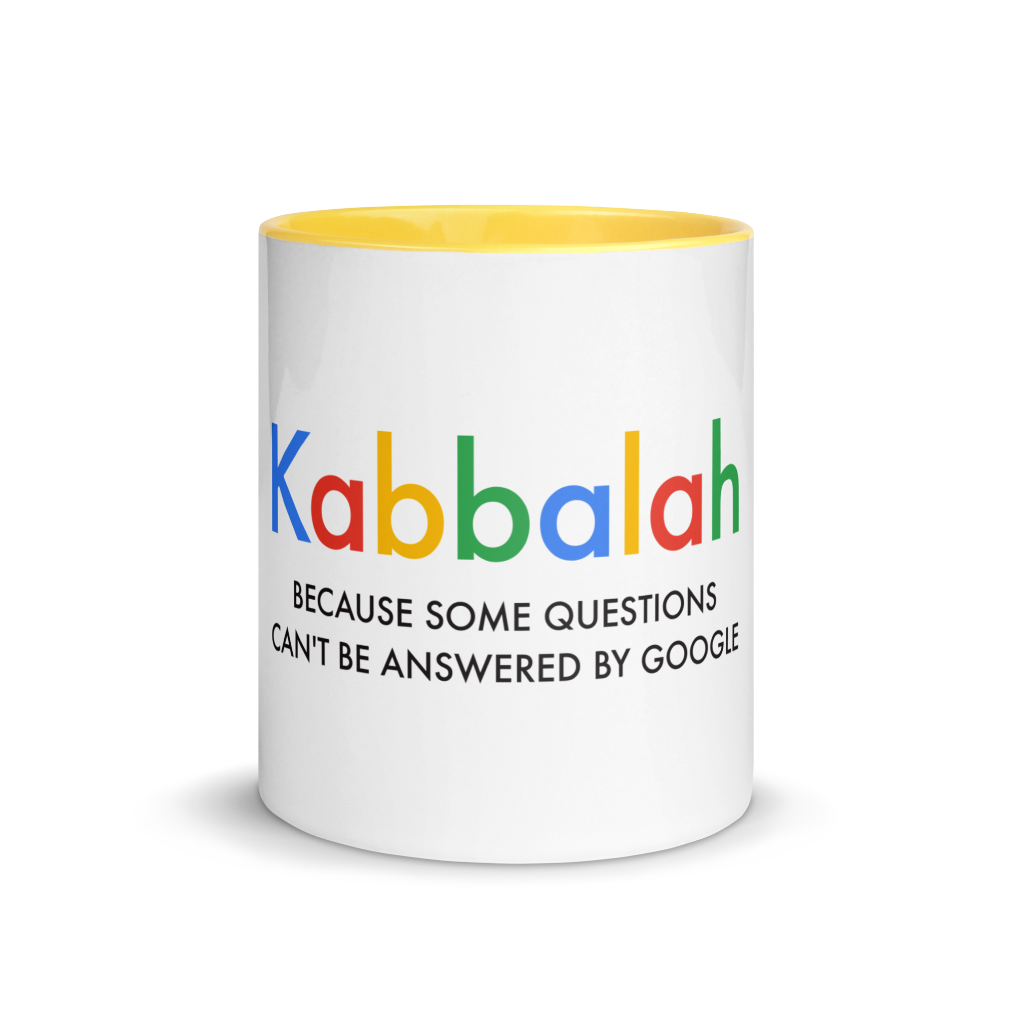 Kabbalah Google mug with color inside - KabU Shop